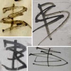 Troika Pottery Decorator Marks & Artist Signatures Identification Guide ...